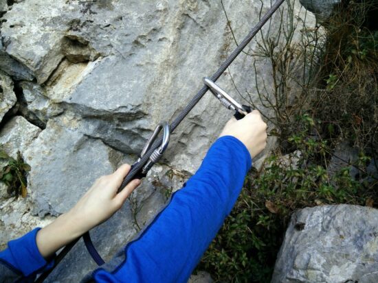 How to Use Via Ferrata Equipment | Nail the Trail
